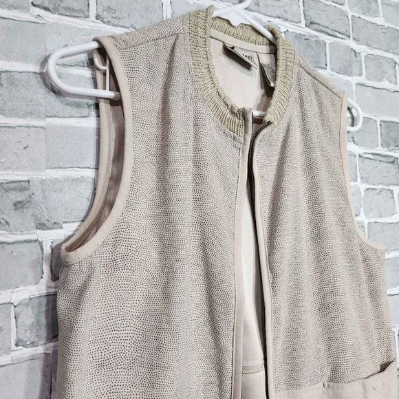 Koret | Jackets & Coats | Vintage Koret Petite Tan Vest 9s Textured ...